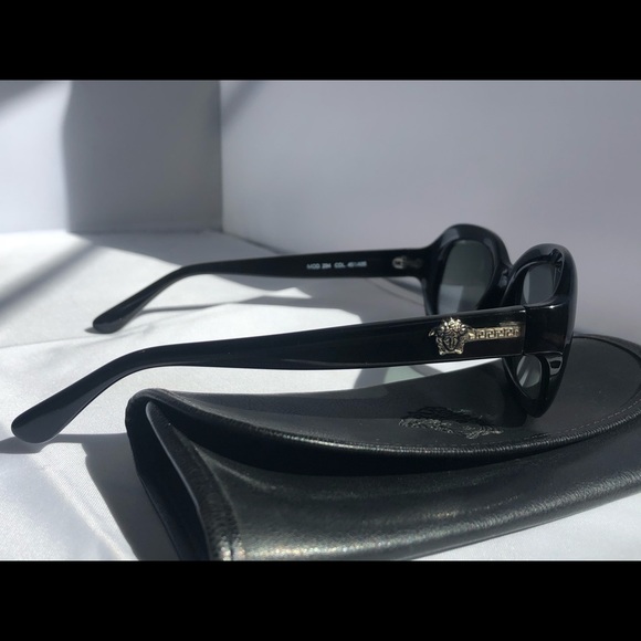 Versace | Accessories | Authentic Black Versace Medusa Sunglasses ...